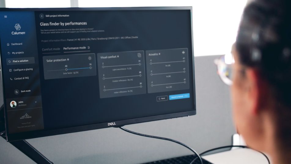 Calumen: online kalkulátor skla - Saint-Gobain Glass